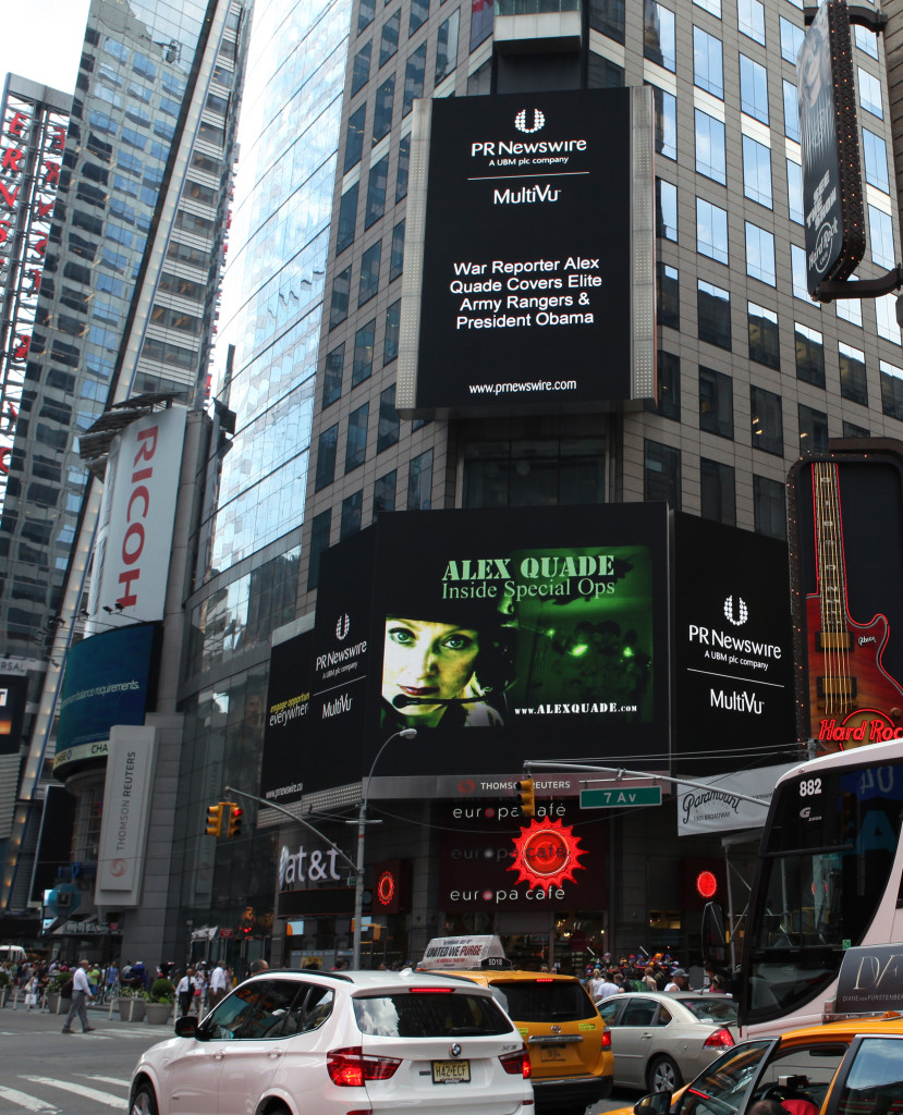 Alex Quade with today’s Rangers at Normandy
